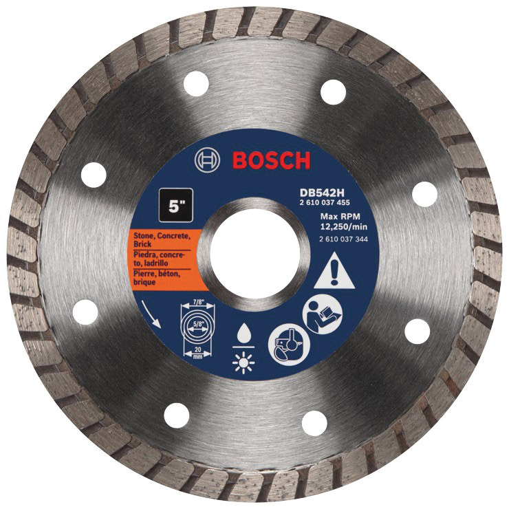 White Cap | Bosch 5" Turbo Rim Diamond Blade