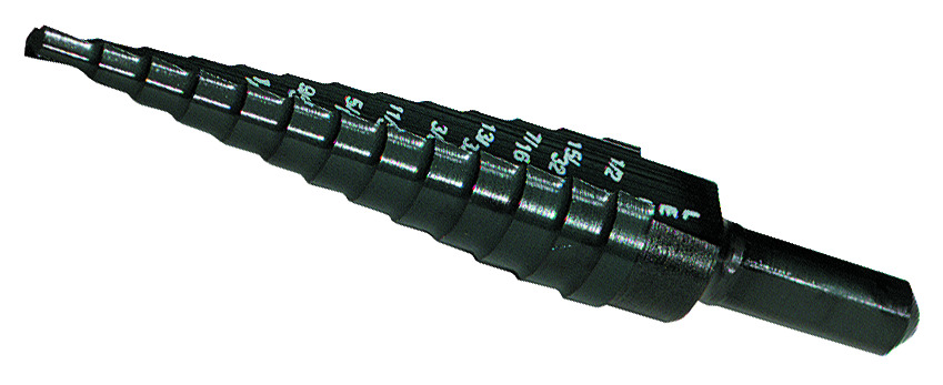 White Cap | Lenox 1/8" to 1/2" Varibit Step Bit