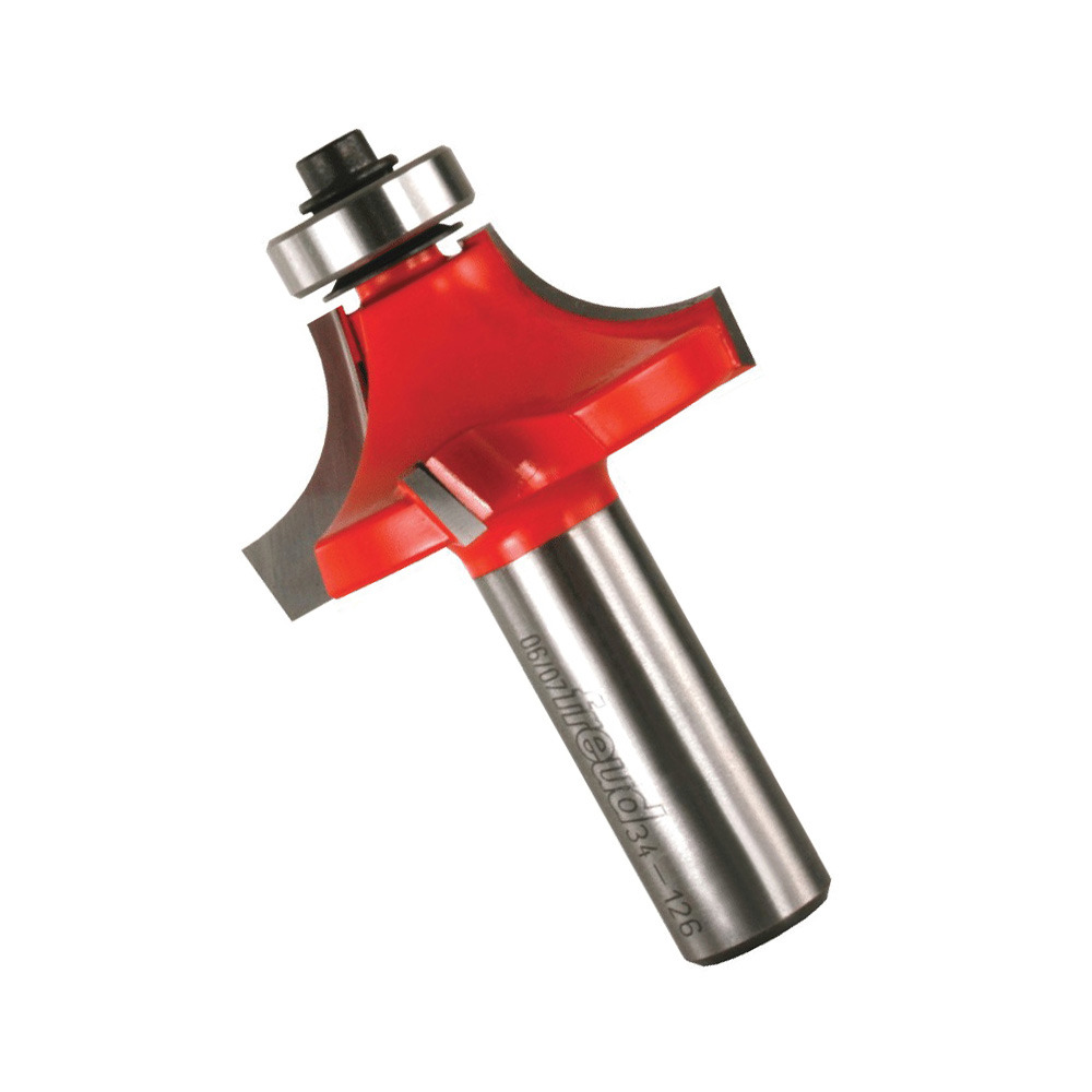 White Cap | Freud 1/2" Radius Round Over Router Bit