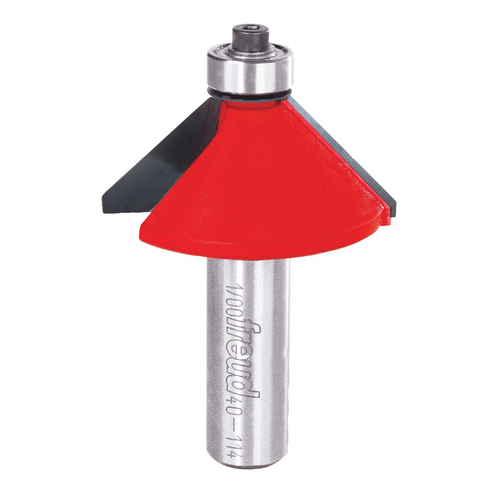 White Cap | 45DEG CHAMFER BIT 1/2" SHANK FREUD