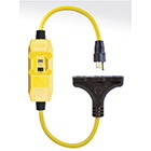 White Cap | Southwire 12/3 In-Line Gfci Cord Set with Trisource End