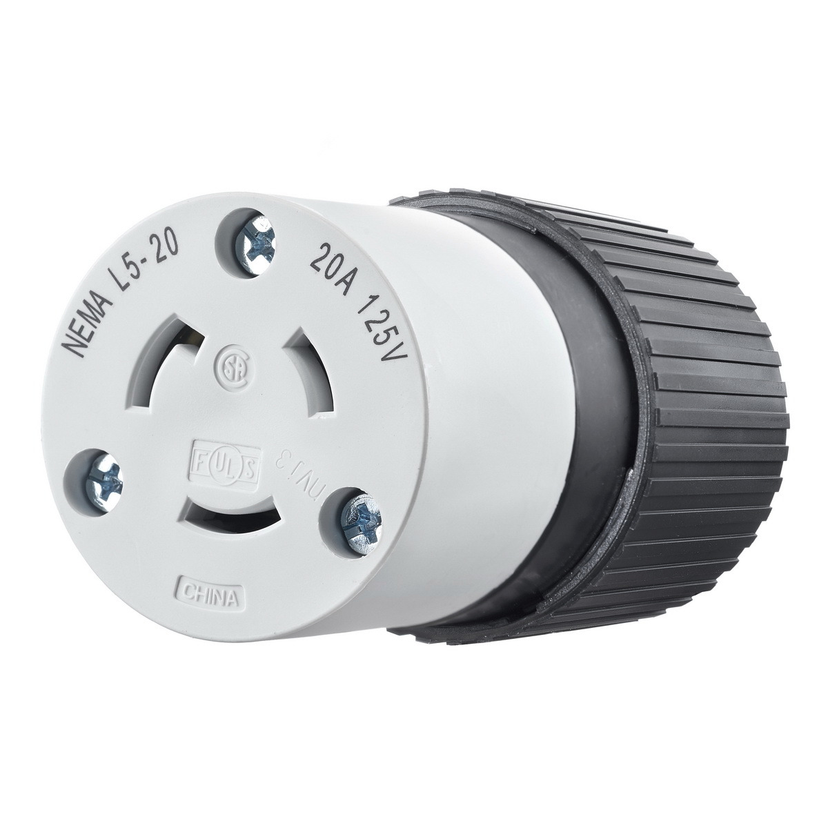 White Cap | Bryant 20A 125V T/L Female Connector