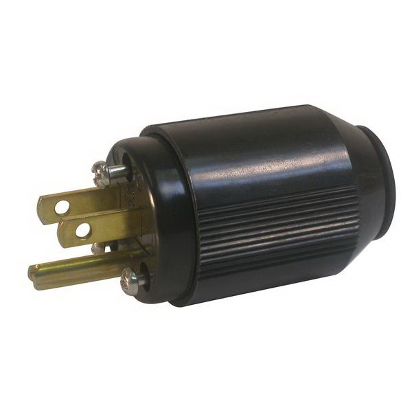 White Cap | Prime 15A 125V 5-15 Nylon Male Plug