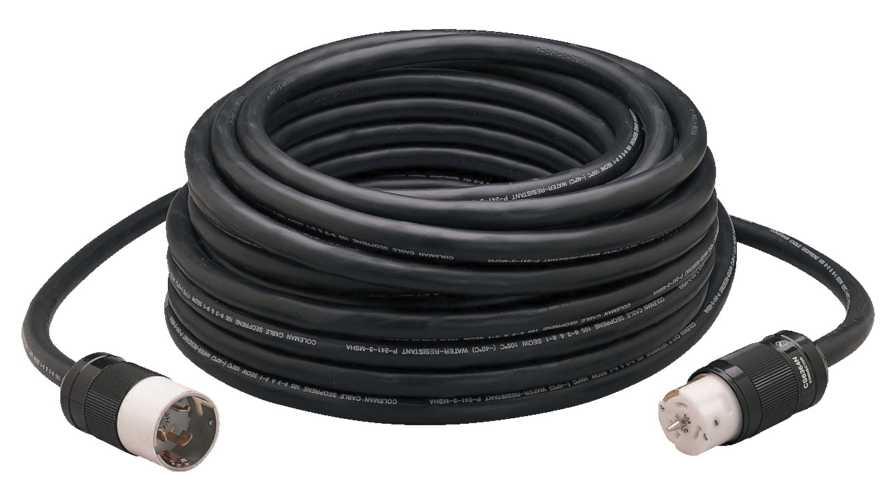 White Cap | 100' Temp Power Cord Southwire