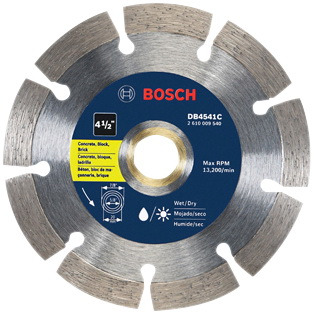 White Cap | Bosch 4-1/4" Segmented General Purpose Diamond Blade