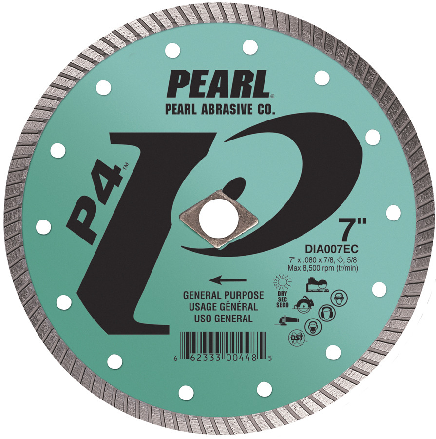White Cap | 7" Dry Diamond Blade Pearl