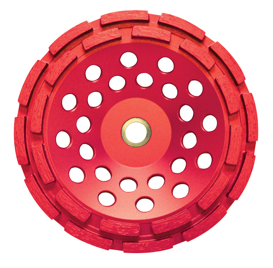 White Cap | 7"X5/8-11" Two Row Cup Wheel Pearl