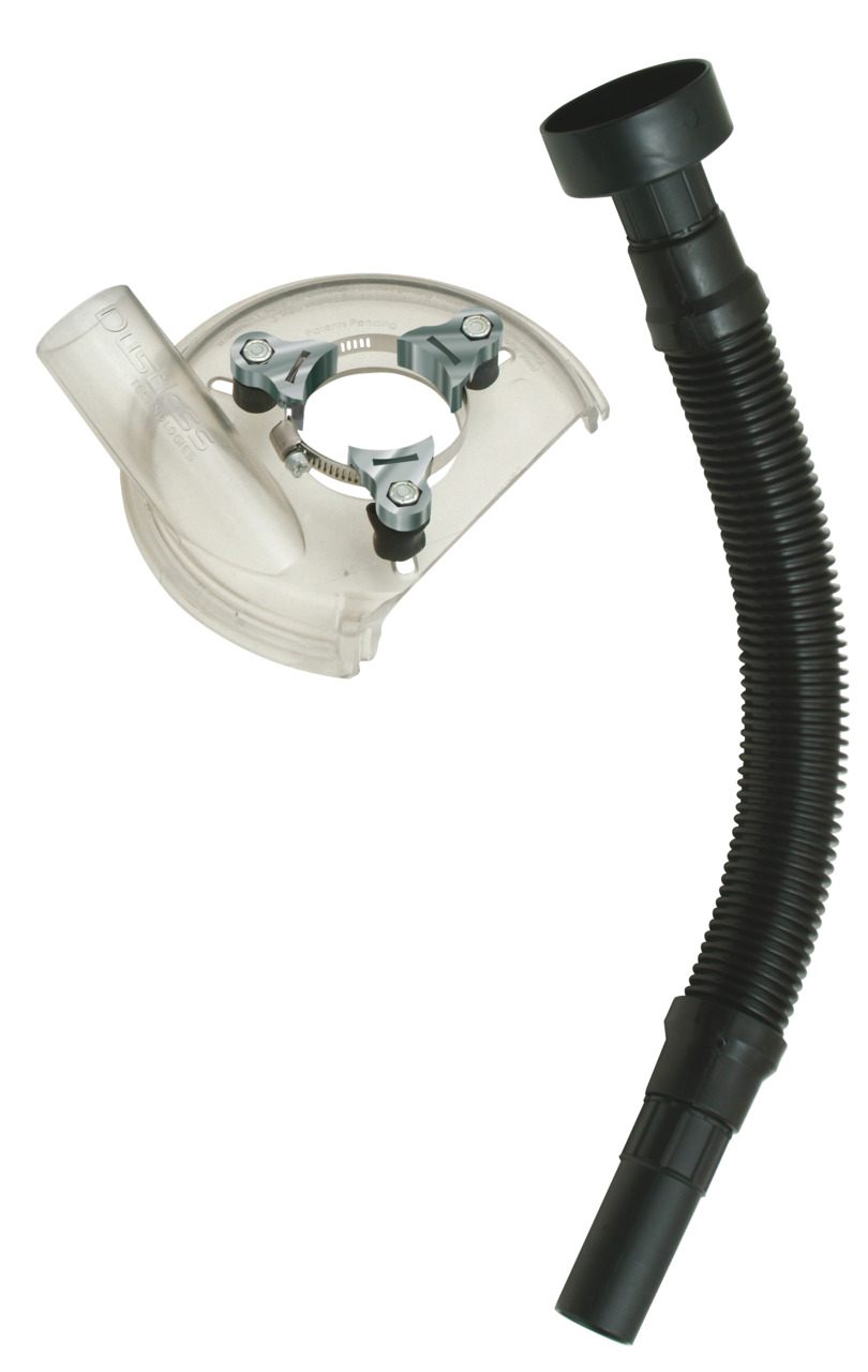 White Cap | Dustless Technologies 5" Grinder Shroud Dust Buddie