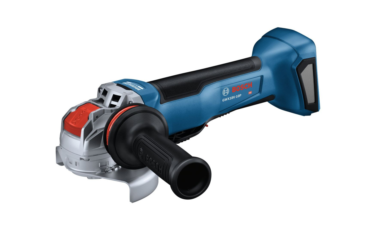 White Cap | Bosch 18V X-LOCK 4-1/2" to 5" Brushless Angle Grinder with ...
