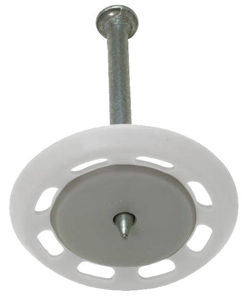 White Cap | Simpson Strong-Tie 1-1/2" White Low Velocity Insulation Pin