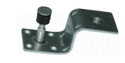 White Cap | Ramset | Ramset 1/4" Threaded Rod Hanger with 3/4" Plated Pin