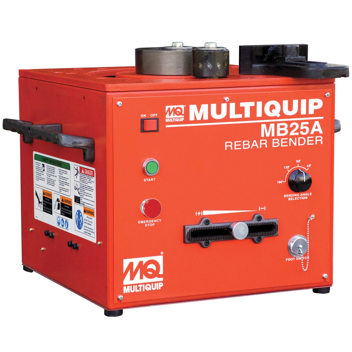 White Cap | Multiquip #8 or 1" Electric Rebar Bender