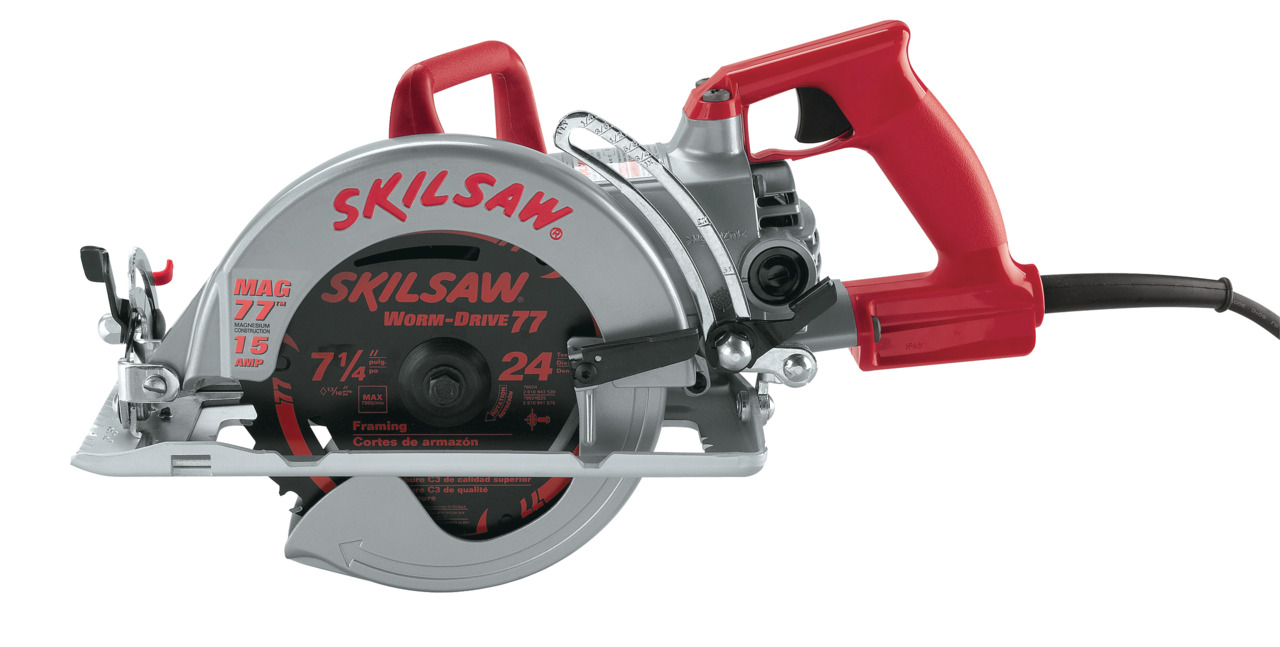 White Cap | SKILSAW 7-1/4" Lightweight Magnesium Worm Drive with 13 Amp ...